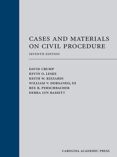 Cases and Materials on Civil Procedure - STANZATEXTBOOKS