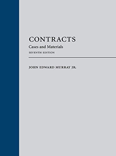 Contracts Cases And Materials Stanzatextbooks