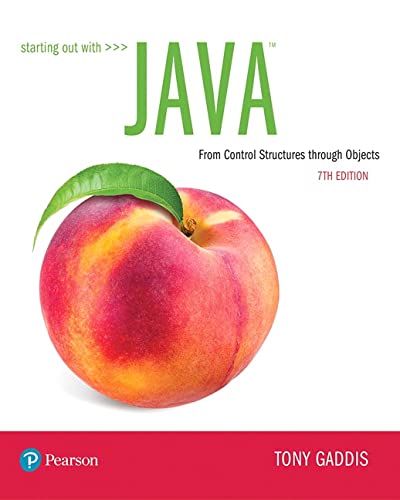 Starting out With Java: From Control Structures through Objects ...