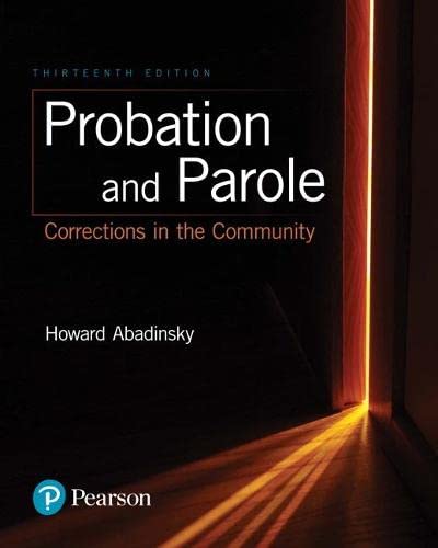 Probation and Parole: Corrections in the Community - STANZATEXTBOOKS