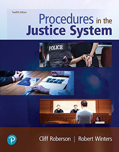 Procedures In The Justice System - STANZATEXTBOOKS