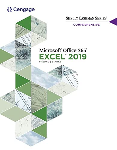 Microsoft Office 365: Excel 2019, Comprehensive - STANZATEXTBOOKS