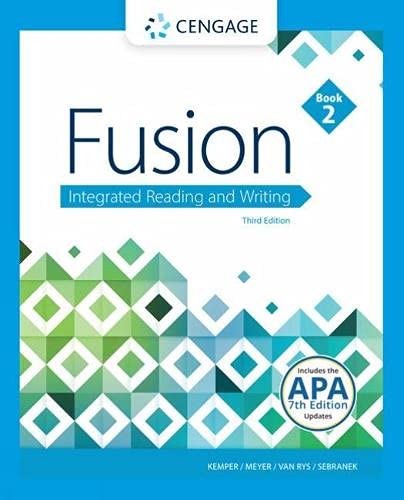 Fusion, Book 2 - With 2021 MLA - STANZATEXTBOOKS