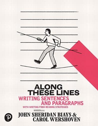 Along These Lines: Writing Sentences and Paragraphs with Writing from ...