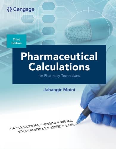 Pharmaceutical Calculations for Pharmacy Technicians - STANZATEXTBOOKS