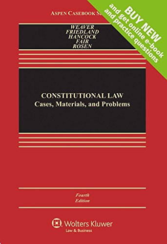 Constitutional Law Cases Materials And Problems Stanzatextbooks