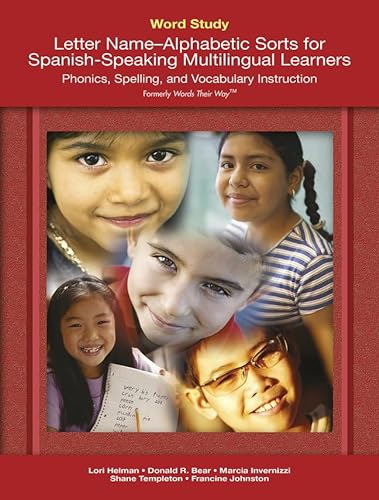 Word Study: Letter Name-Alphabetic Sorts for Spanish-Speaking ...
