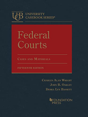 Federal Courts Cases And Materials Stanzatextbooks