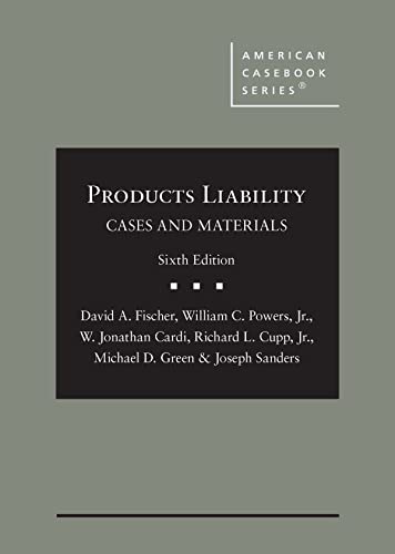 Products Liability: Cases and Materials - STANZATEXTBOOKS