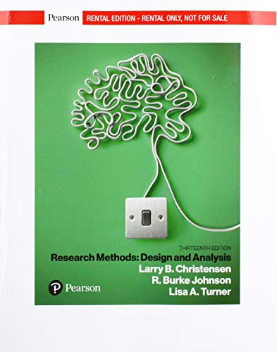 Research Methods: Design and Analysis - STANZATEXTBOOKS