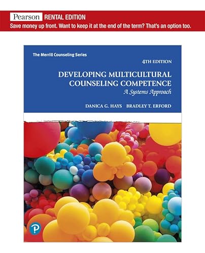 Developing Multicultural Counseling Competence: A Systems Approach ...