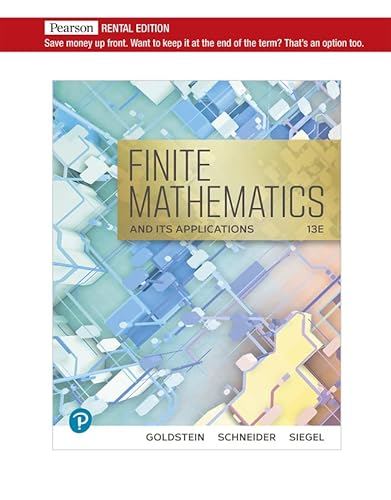 Finite Mathematics And Its Applications Stanzatextbooks