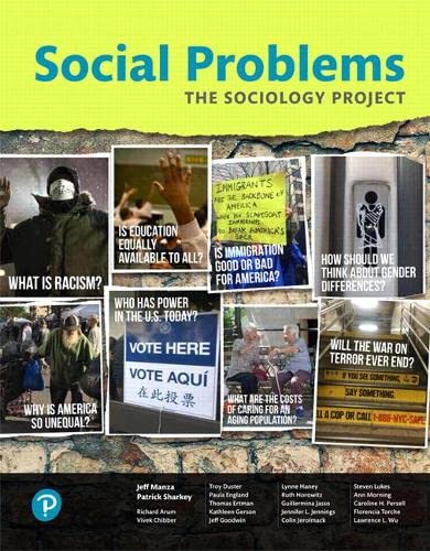 Sociology Project: Social Problems - STANZATEXTBOOKS