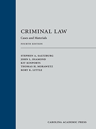 Criminal Law Cases And Materials Stanzatextbooks