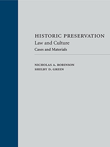Historic Preservation: Law and Culture - STANZATEXTBOOKS