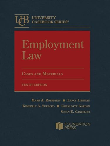 Employment Law Cases And Materials Stanzatextbooks