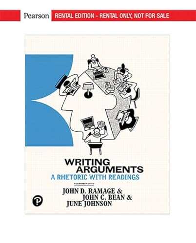 Writing Arguments: A Rhetoric with Readings - Complete Edition ...