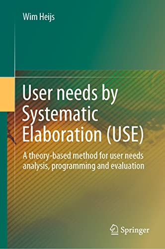 User Needs By Systematic Elaboration - STANZATEXTBOOKS